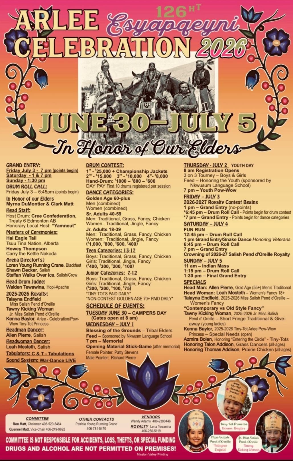 126th Annual Arlee Celebration Esyapqeyni 2026 – Pow Wow Calendar
