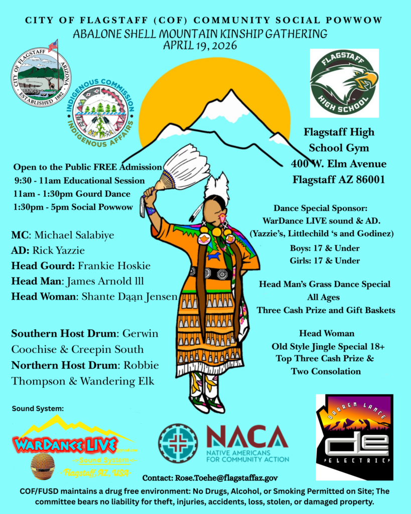 City of Flagstaff Community Social Pow Wow – Abalone Shell Mountain ...