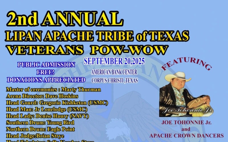 Lipan Apache Tribe of Texas Veterans Pow Wow 2025 – Pow Wow Calendar
