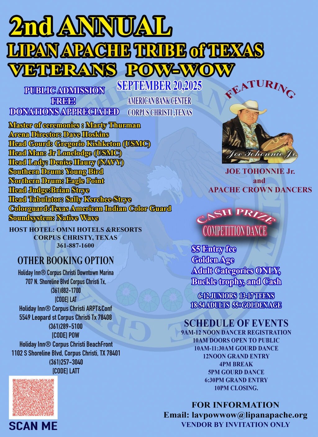Lipan Apache Tribe of Texas Veterans Pow Wow 2025 – Pow Wow Calendar