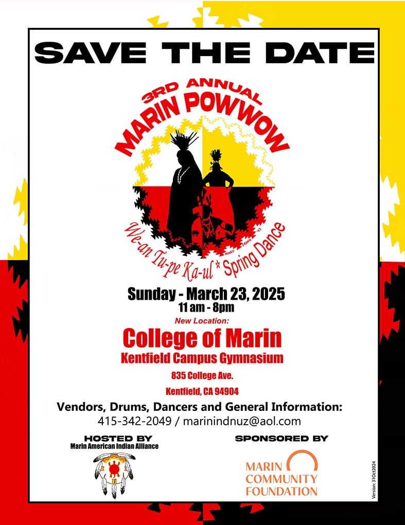 3rd Annual Marin Pow Wow 2025 – Pow Wow Calendar